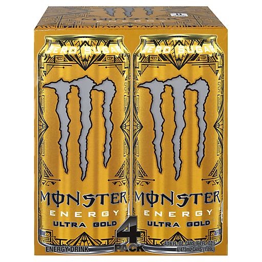 Monster Energy Ultra Gold Pack4 cans 473ml – WARDEN WAY AMERICA