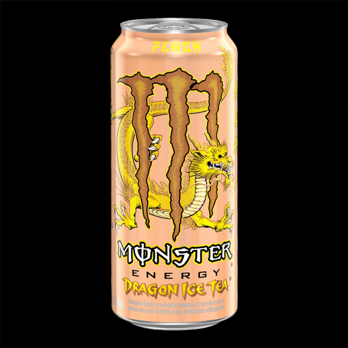 Monster Energy Dragon Iced Tea Peach Brazil 473ml Full cans – WARDEN ...