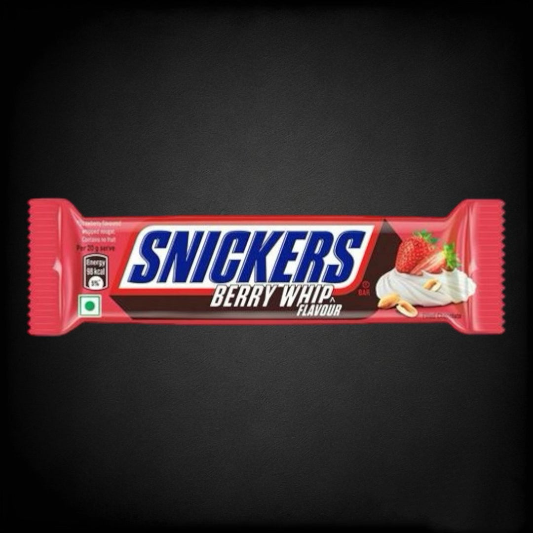 Snickers Berry Whip Barretta al cioccolato e fragola 45g – WARDEN WAY ...